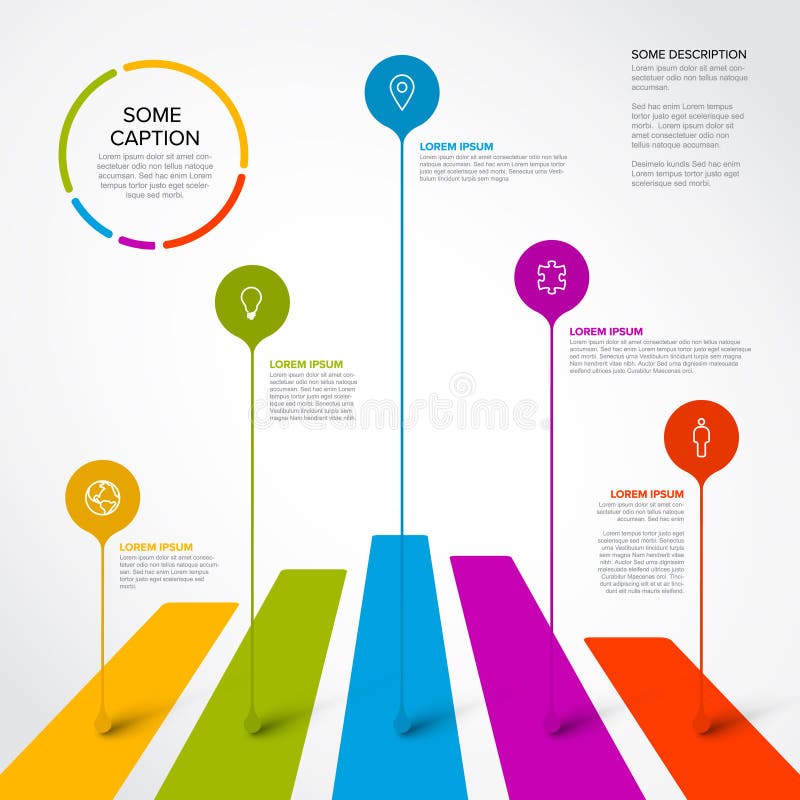 Vector Multipurpose Infographic Template Stock Vector - Illustration of ...