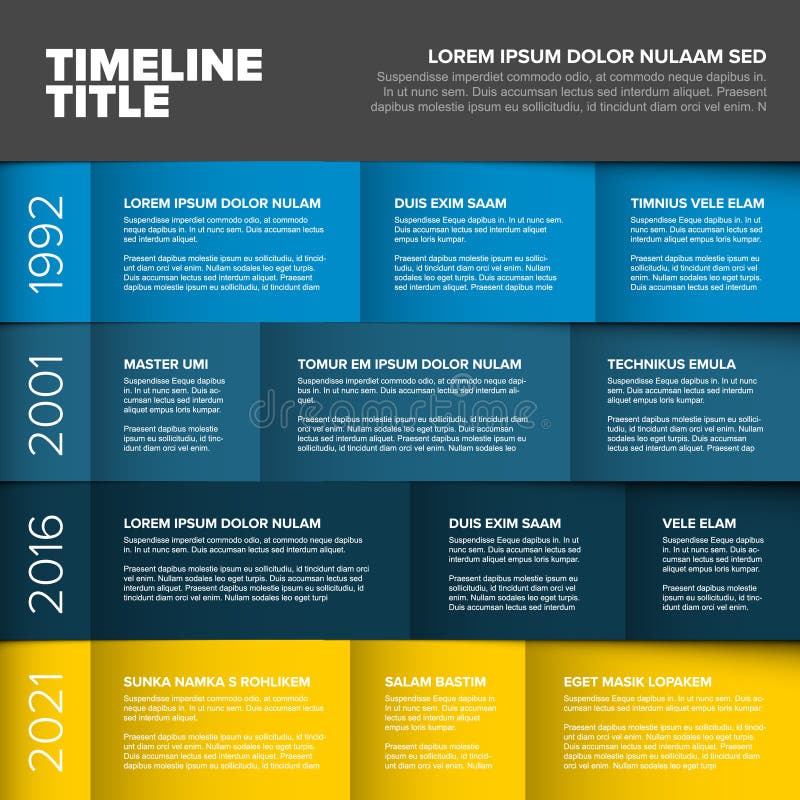 Vector Multipurpose Infographic Timeline Table Template Stock Vector ...
