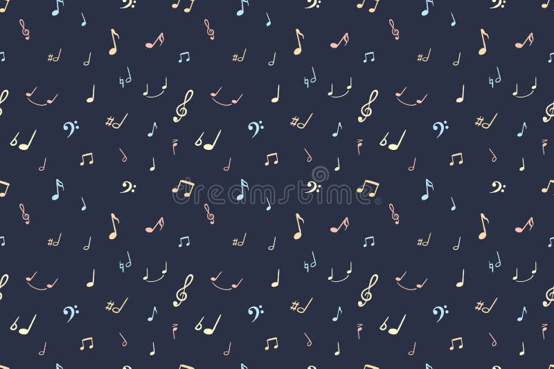 Pastel Music Note Background Stock Illustrations – 448 Pastel Music ...