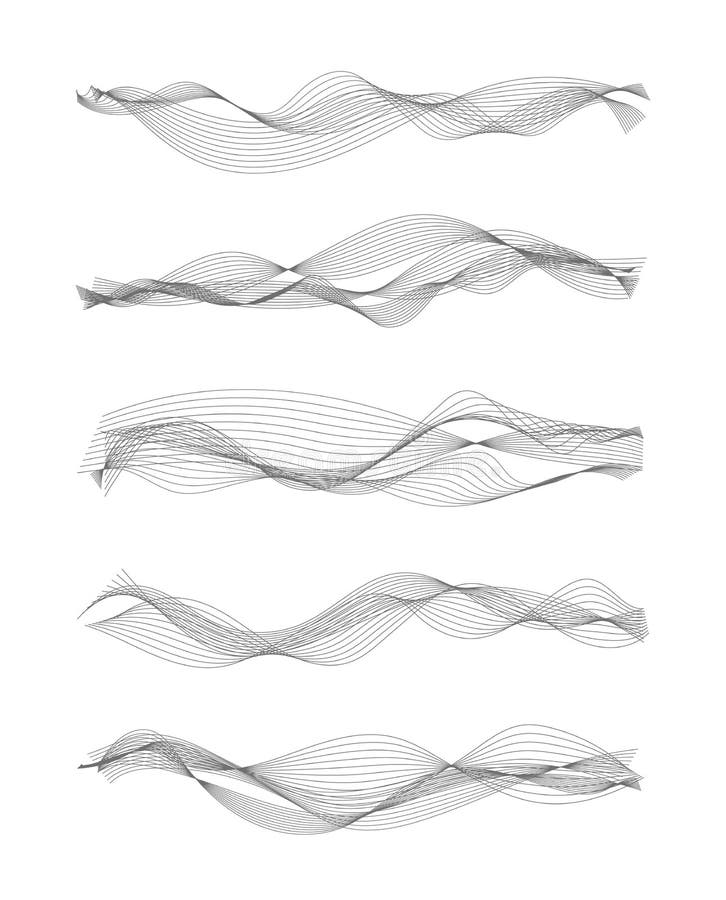 Music Sound Waves Set, Sound Waves Oscillating Glow, Vector Music ...