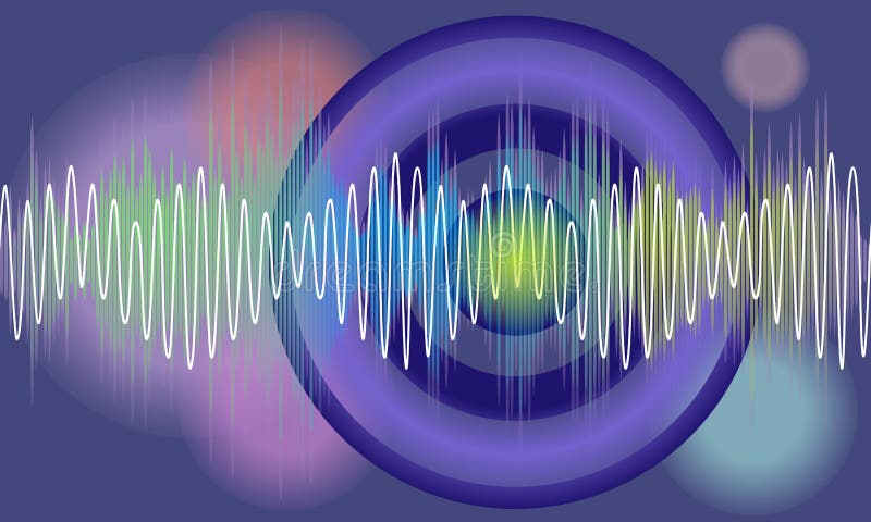 Vector Music Volume Abstract Background Stock Vector - Illustration of ...