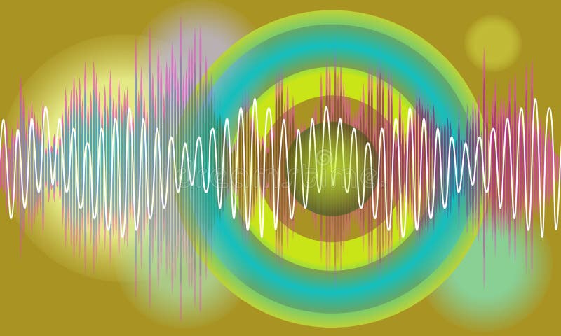 Vector Music Volume Abstract Background Stock Vector - Illustration of ...