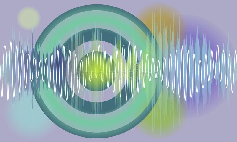 Vector Music Volume Abstract Background Stock Vector - Illustration of ...