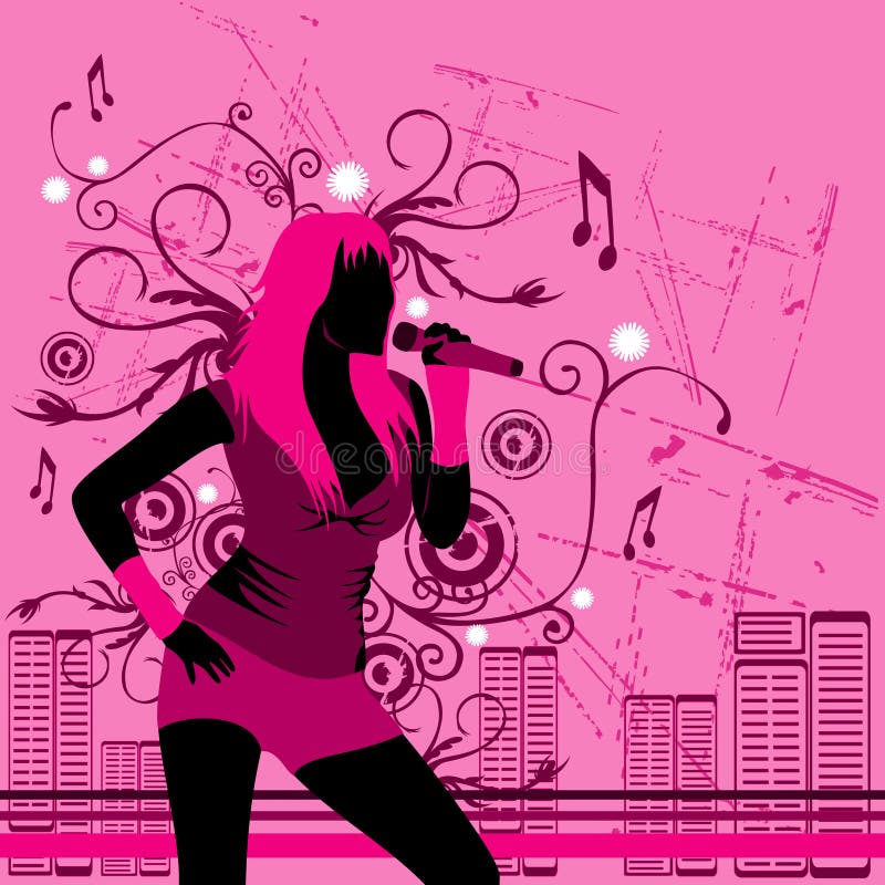 Vector musical ilustración del vector. Ilustración de estéreo - 5023664