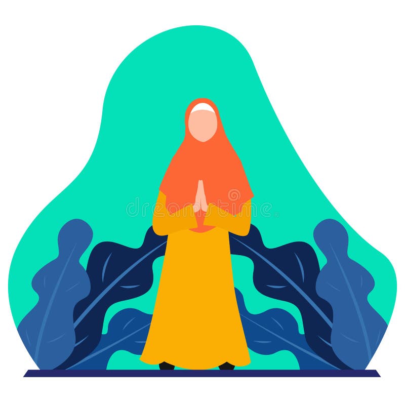 Vector of Muslim Flat Design Stock Vector - Illustration of corporate ...