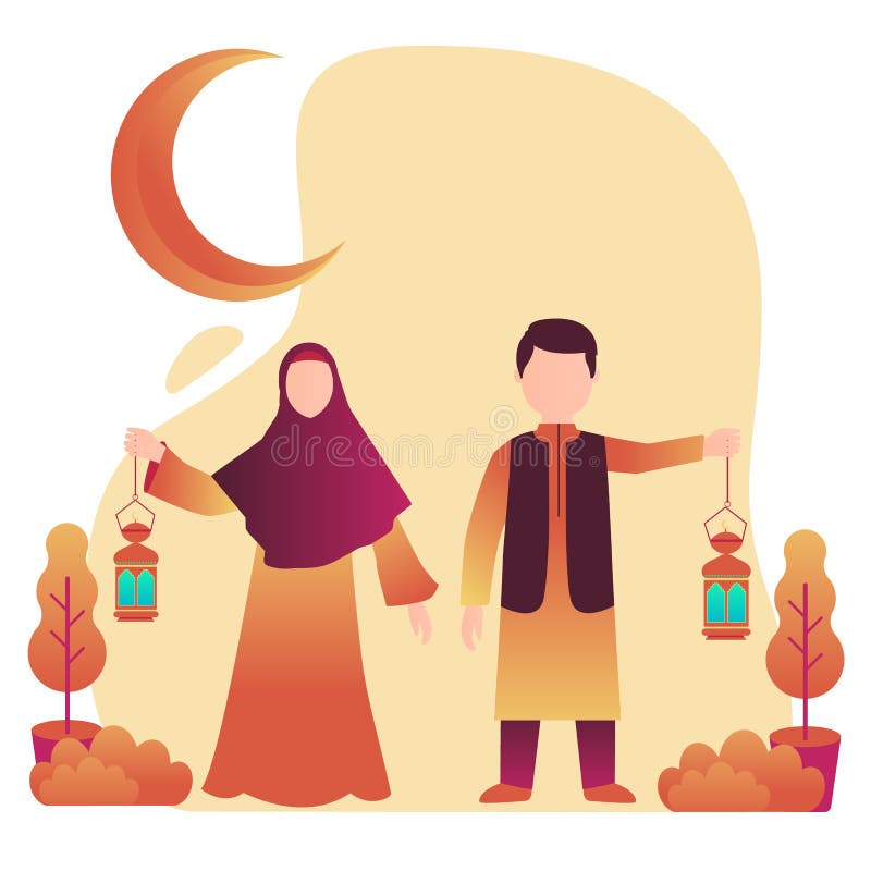 Vector of Muslim Flat Design Stock Vector - Illustration of arafat ...