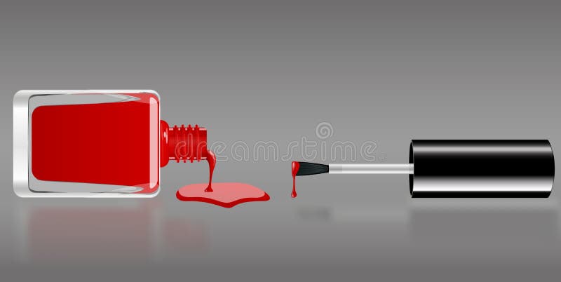 Vector Nail polish stock illustration. Illustration of isolated - 78619766