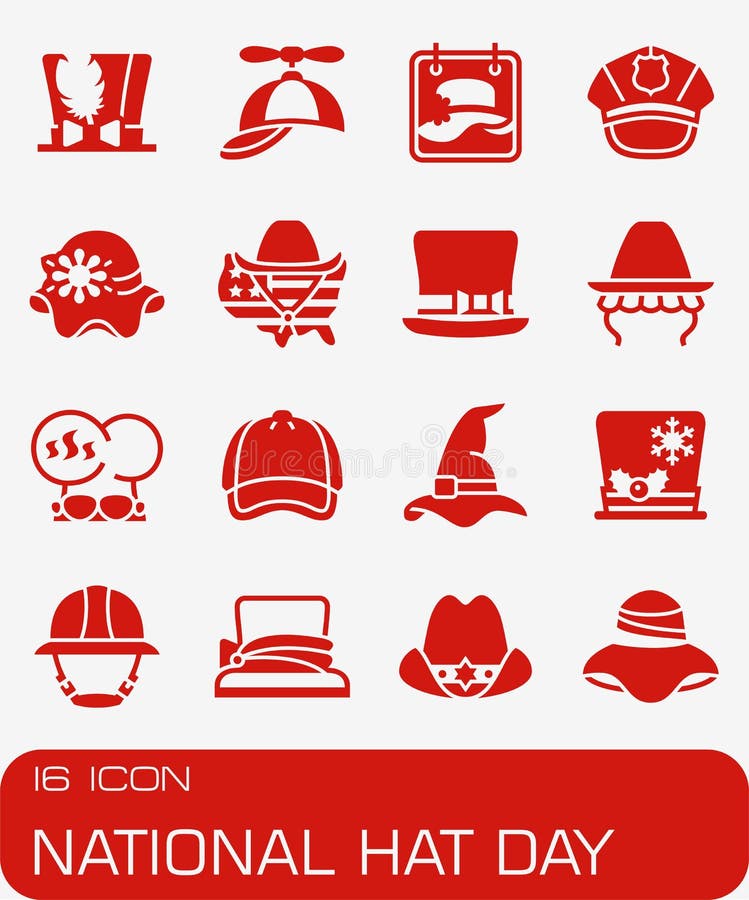 National Hat Day Stock Illustrations – 14,641 National Hat Day Stock ...