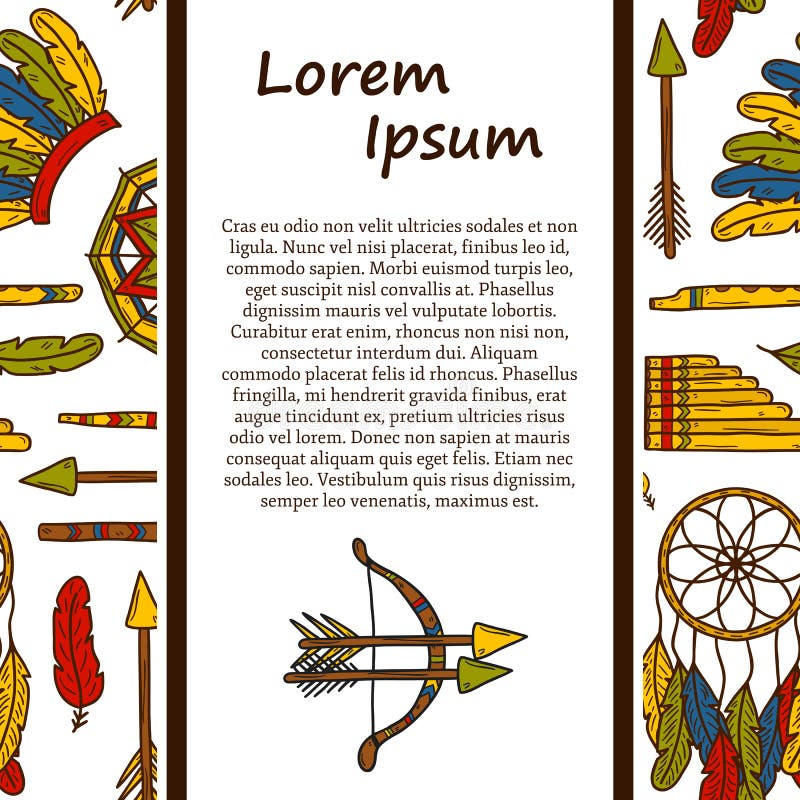 Native American Cartoon Bow Arrow Stock Illustrations – 433 Native ...