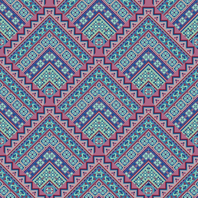 Vector Nature Patch Pattern. Mosaic Background Stock Vector ...