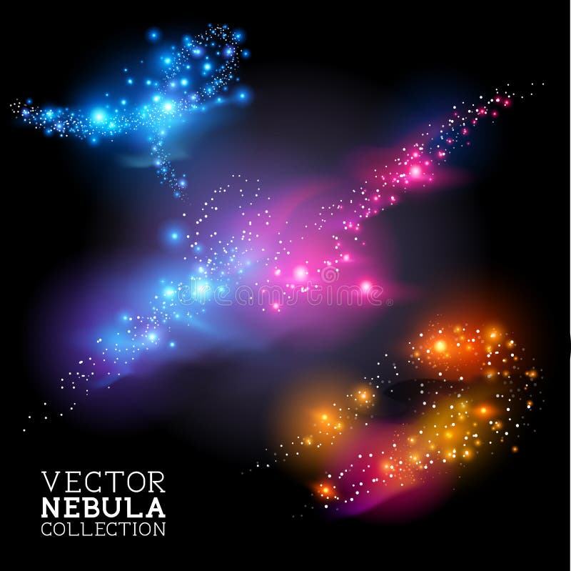 Vector Nebula Collection stock vector. Illustration of space - 31333081
