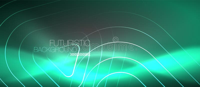 Vector Neon Color Abstract Background Stock Vector - Illustration of ...