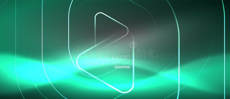 Vector Neon Color Abstract Background Stock Vector - Illustration of ...