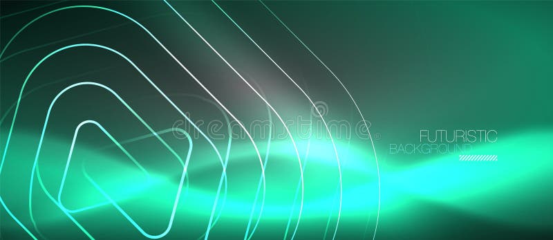 Vector Neon Color Abstract Background Stock Vector - Illustration of ...