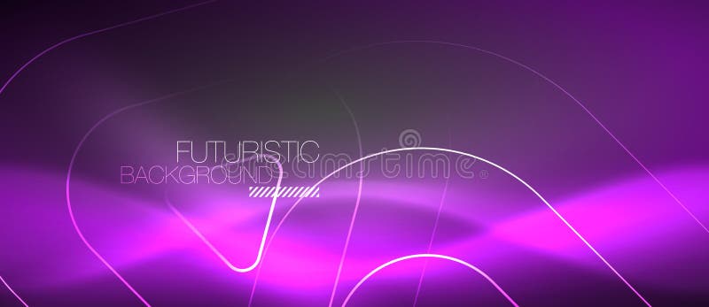 Vector Neon Color Abstract Background Stock Vector - Illustration of ...