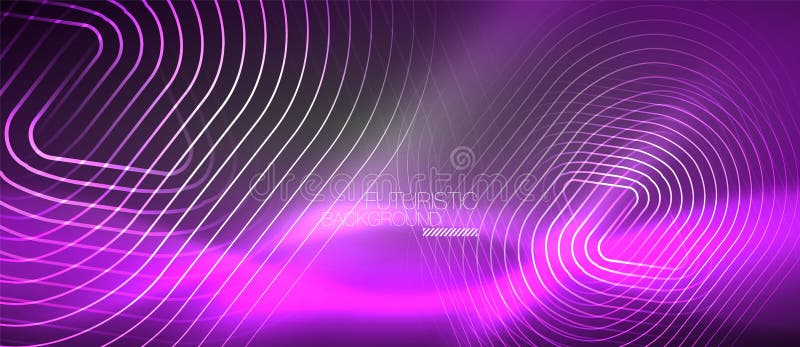 Vector Neon Color Abstract Background Stock Vector - Illustration of ...
