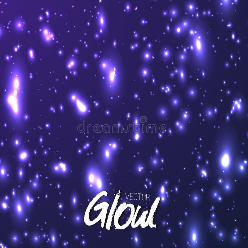 Vector Neon Glow Effect. Glowing Sparkle Explosion Stock Vector ...