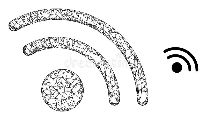 Net Mesh Wi-Fi Access Point Icon Stock Vector - Illustration of sharing ...