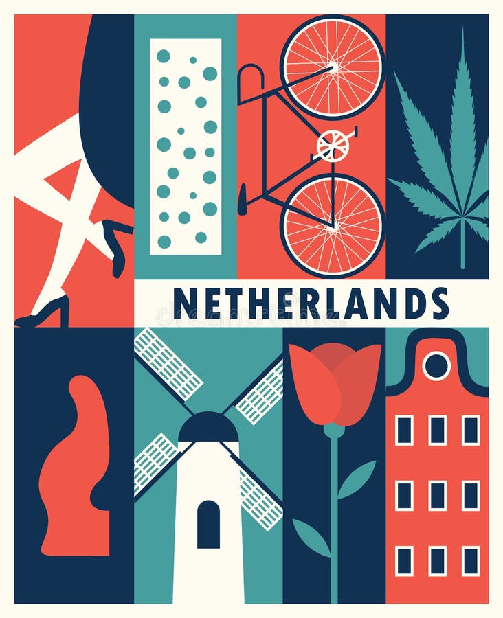 Vector Netherlands Background Stock Vector - Illustration of icon ...