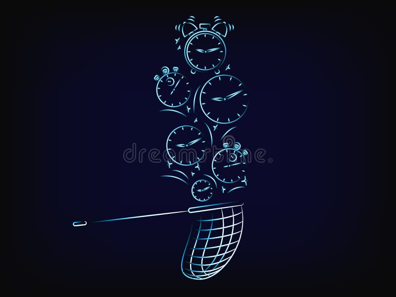 Vector Netto Vangende Prikklokken Stock Illustratie - Illustration of ...