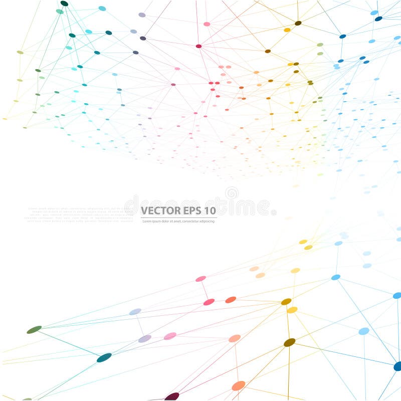Vector Network Background Abstract Polygon Stock Vector - Illustration ...