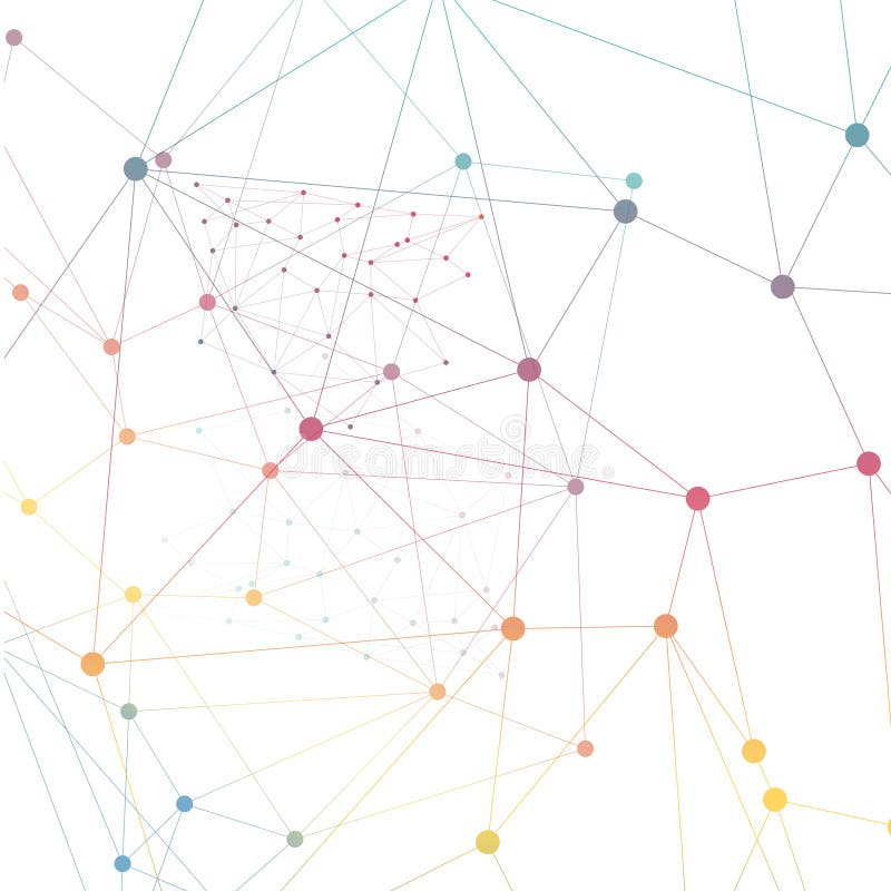 Vector Network Background Abstract Polygon Stock Vector - Illustration ...