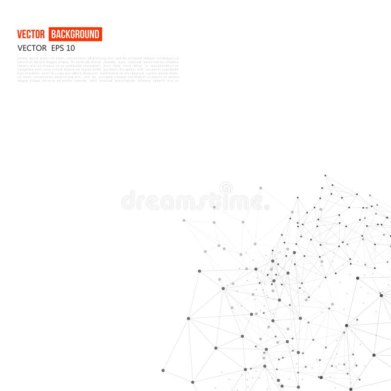 Vector Network Background Abstract Polygon Stock Vector - Illustration ...