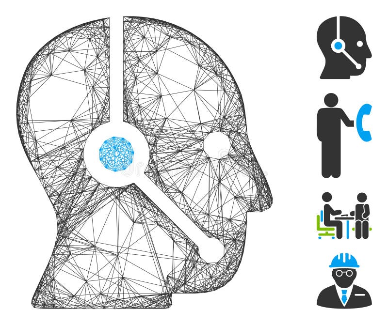 Linear Operator Vector Mesh Stock Illustration - Illustration of ...