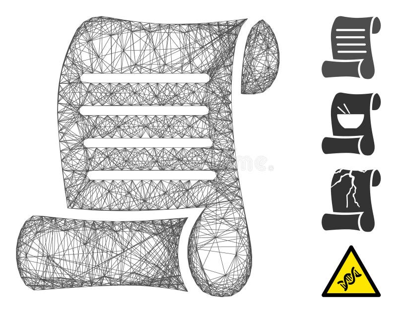 Script Roll Composition of Binary Digits Stock Vector - Illustration of ...