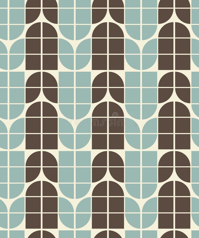 Vector Neutral Geometric Background, Ornament Abstract Seamless Stock ...