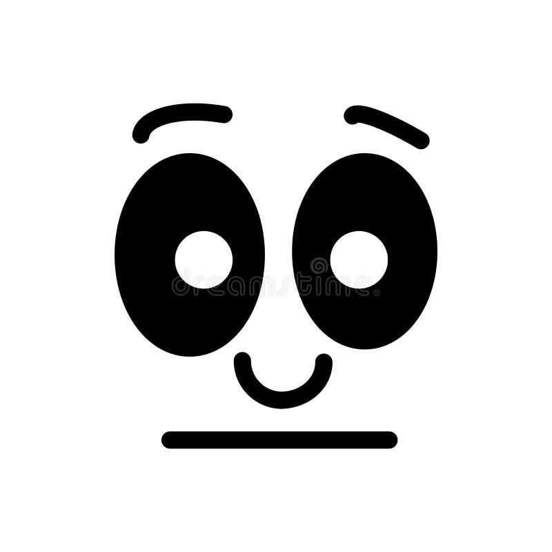 Vector Neutral Smiley. Indifference Emotione, Line Design. Stock Vector ...