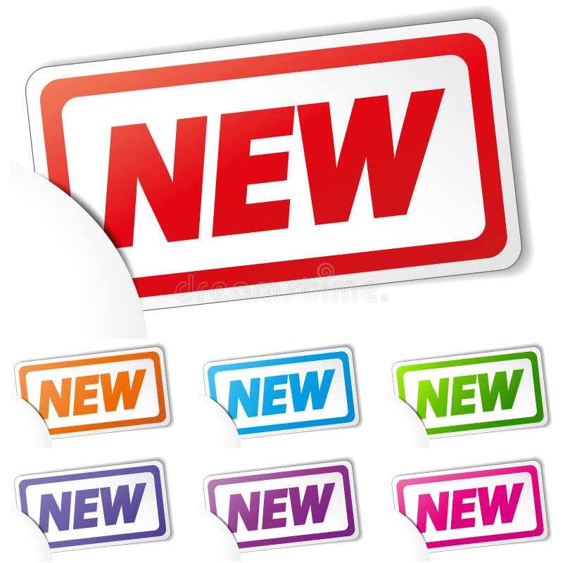 New product vector tags stock vector. Illustration of edition - 30402940