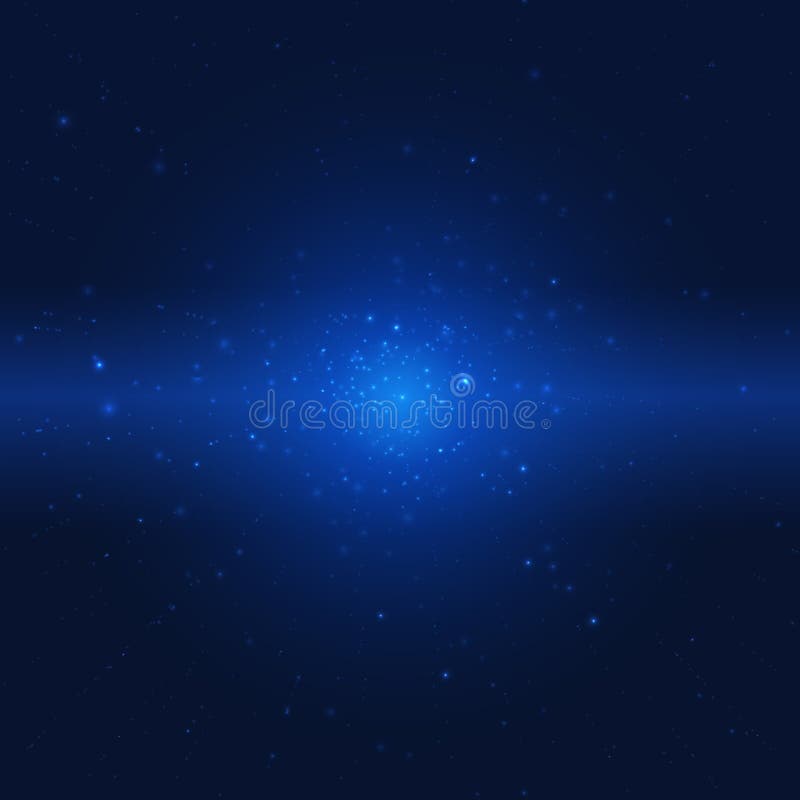Vector Night Sky Cosmos Background. Space Galaxy or Universe Sars ...