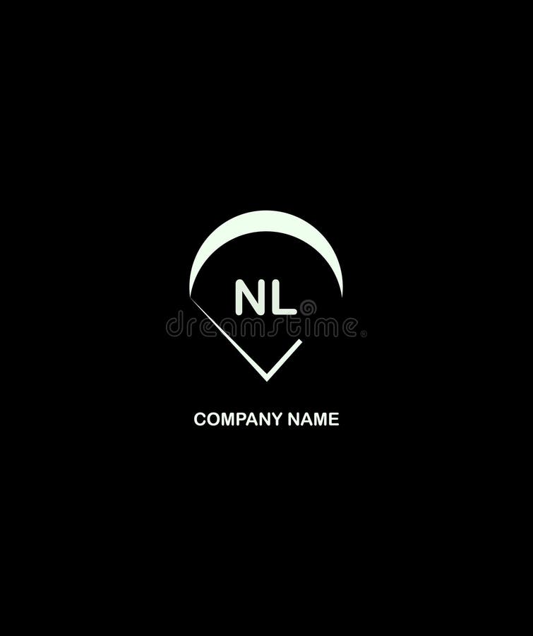 Vector NL Letter Logo Design Template Elements for Your Business Stock ...
