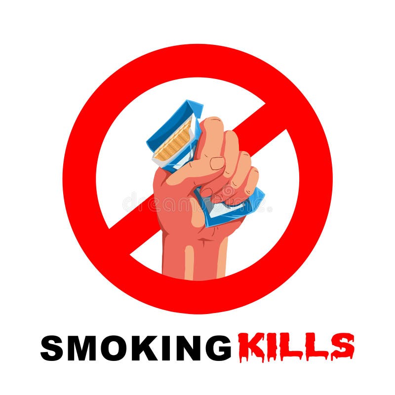 Vector of No Smoking Awareness Poster Design Stock Vector ...