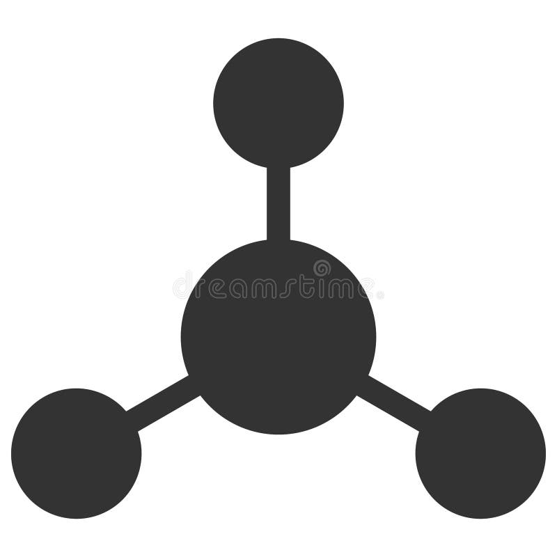 Vector Node Links Flat Icon Symbol Stock Vector - Illustration of ...