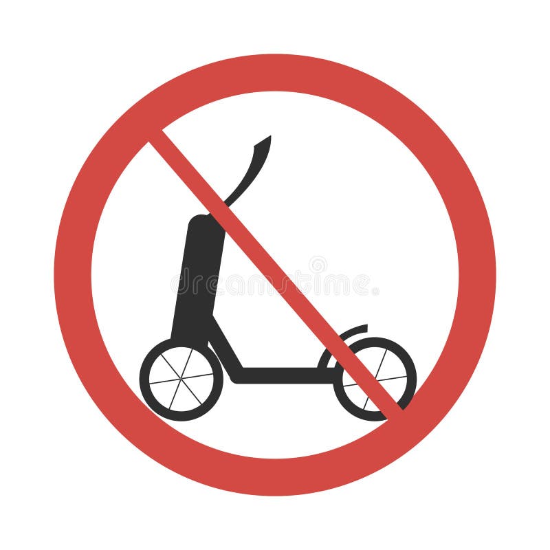 Vector Not Allowed Sign on White Background with Red Circle ...