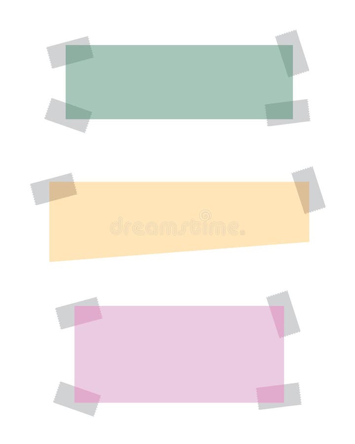 Vector note stock vector. Illustration of decoration, paper - 4240757