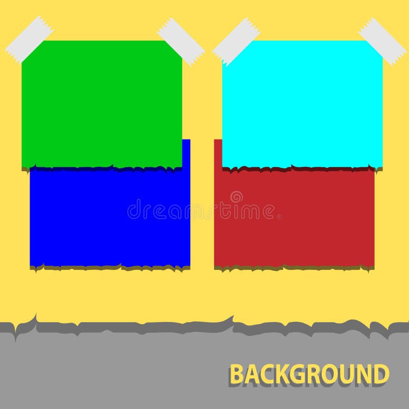 Vector Note Cover Background Stock Illustration - Illustration of ...