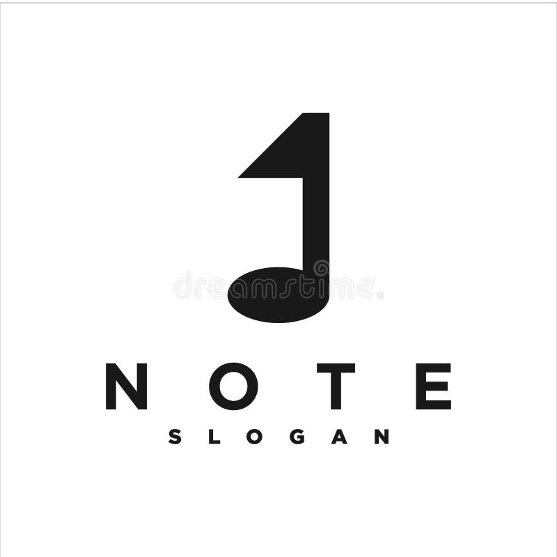 Vector - Note Icon. Music Note Logo. Note Symbol Isolated on White ...