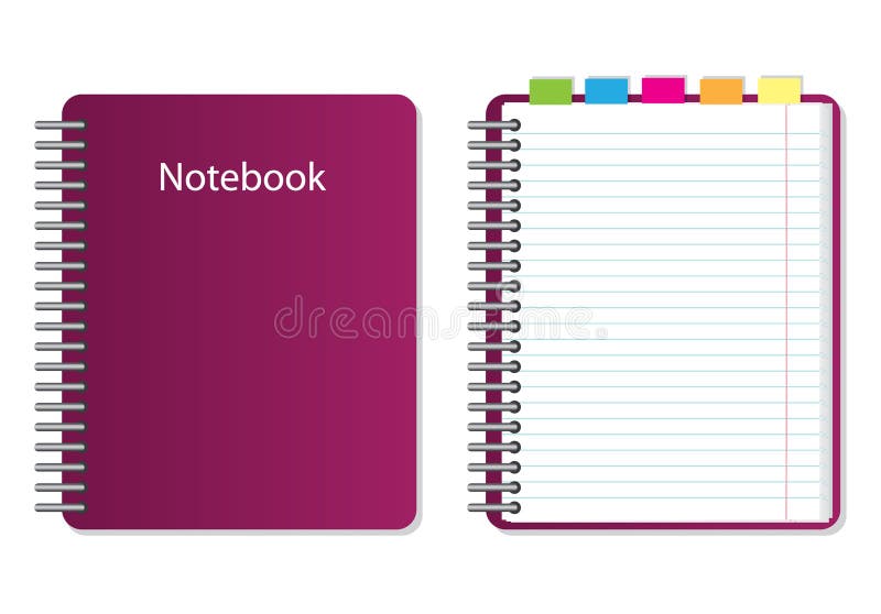Vector notebook stock vector. Illustration of organizer - 23968511 Vector notebook stock vector. Illustration of organizer - 23968511