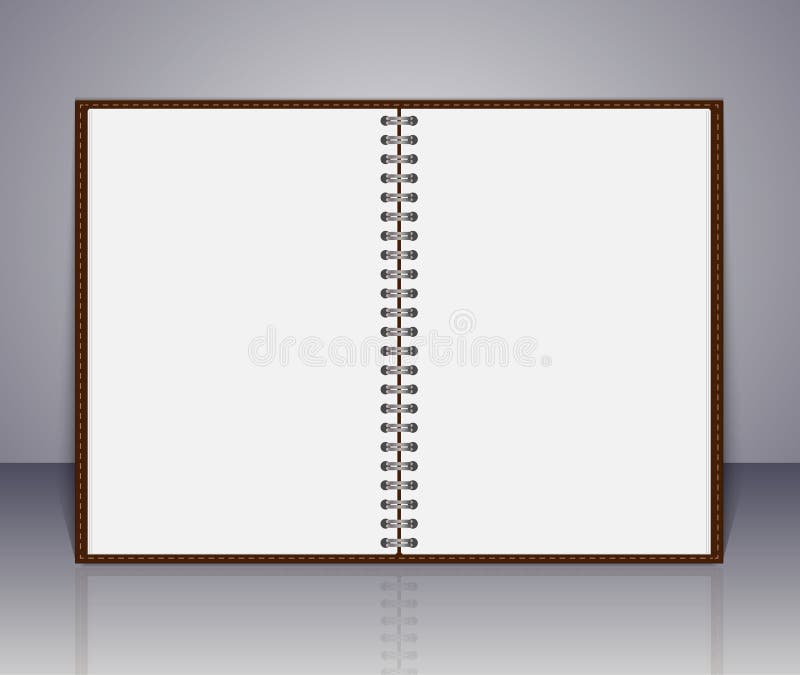 Vector Notebook. Realistic Spiral Notepad. Stock Vector - Illustration ...