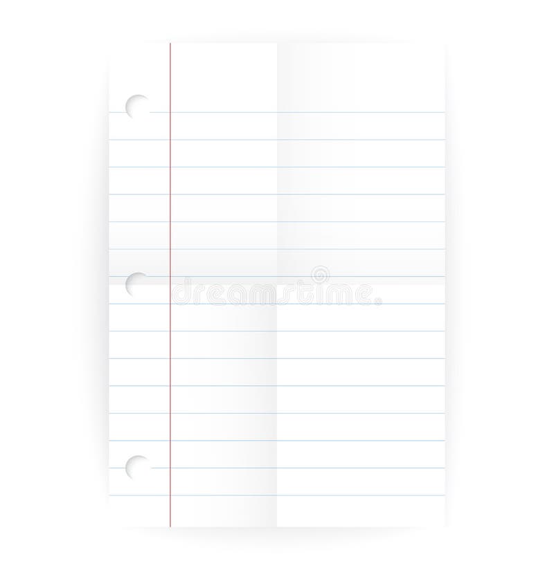Blank notepad vector stock vector. Illustration of empty - 47792792