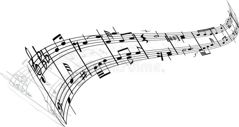 Vector notes stock vector. Illustration of demisemiquaver - 5147880