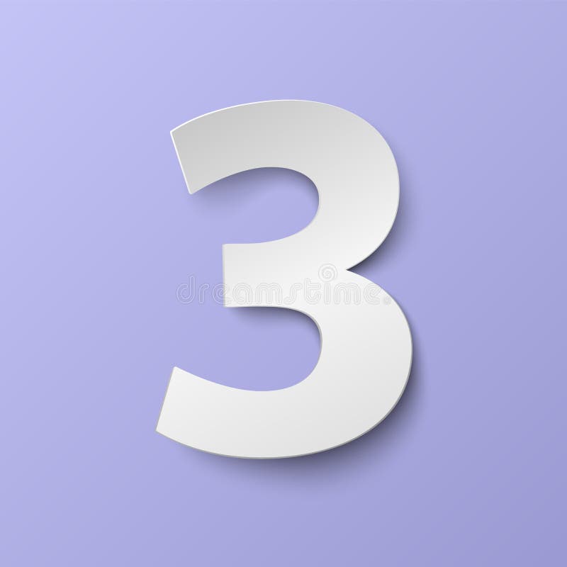 Paper vector numbers. stock vector. Illustration of paper - 90408889