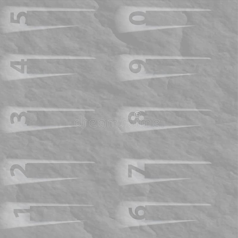 Vector Number Stickers Template. Paper Stock Vector - Illustration of ...