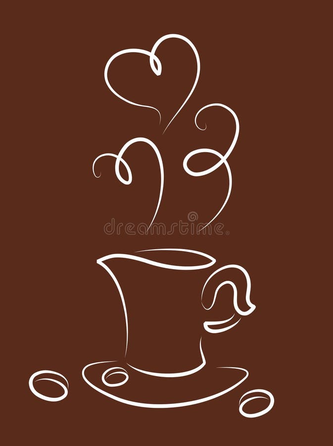 Copo do vetor ilustração do vetor. Ilustração de elemento - 10670220