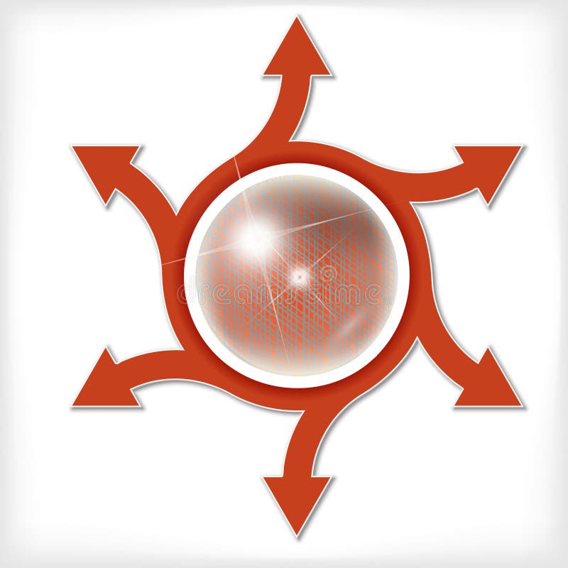 Object Six Arrows Stock Illustrations – 110 Object Six Arrows Stock ...