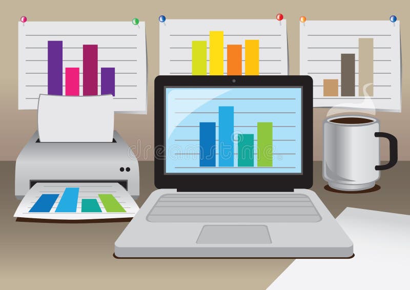 Business Desktop Diagram Stock Illustrations – 11,200 Business Desktop ...
