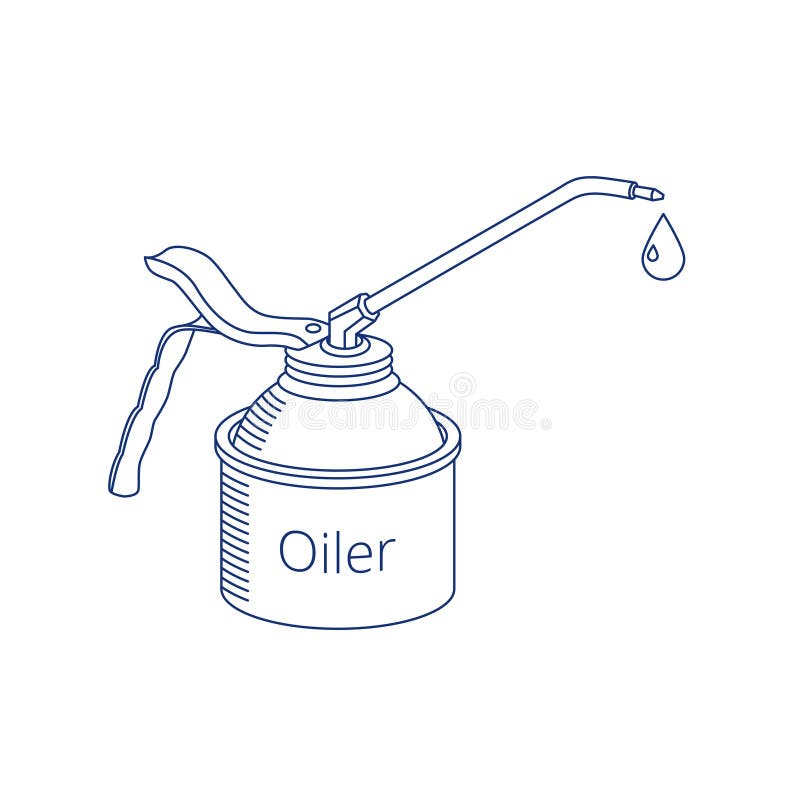 Vector oiler icon. stock illustration. Illustration of liquid - 97048670